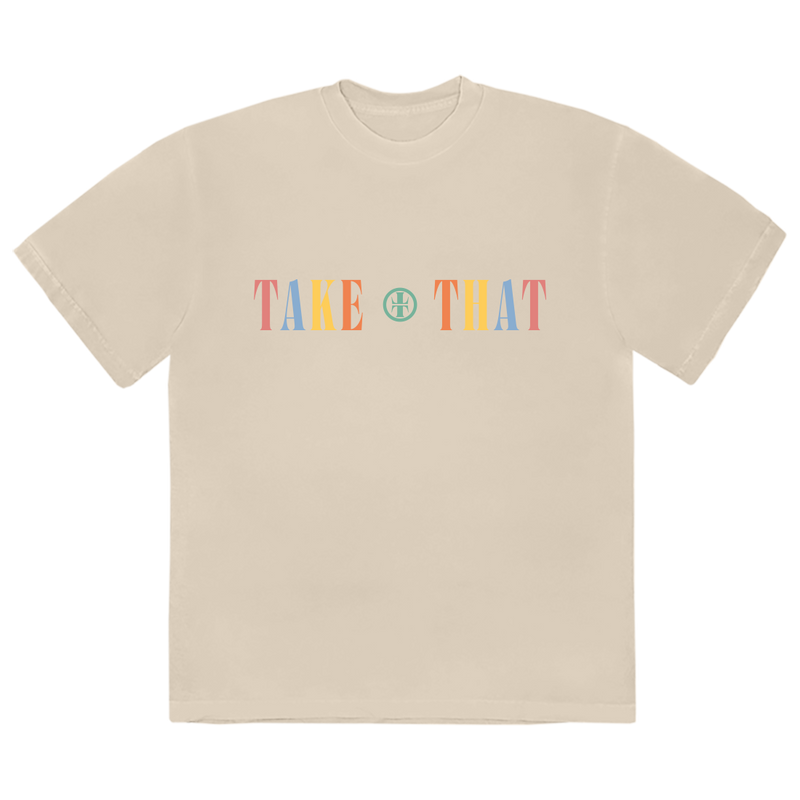 Natural Take That Logo T-Shirt - Take That